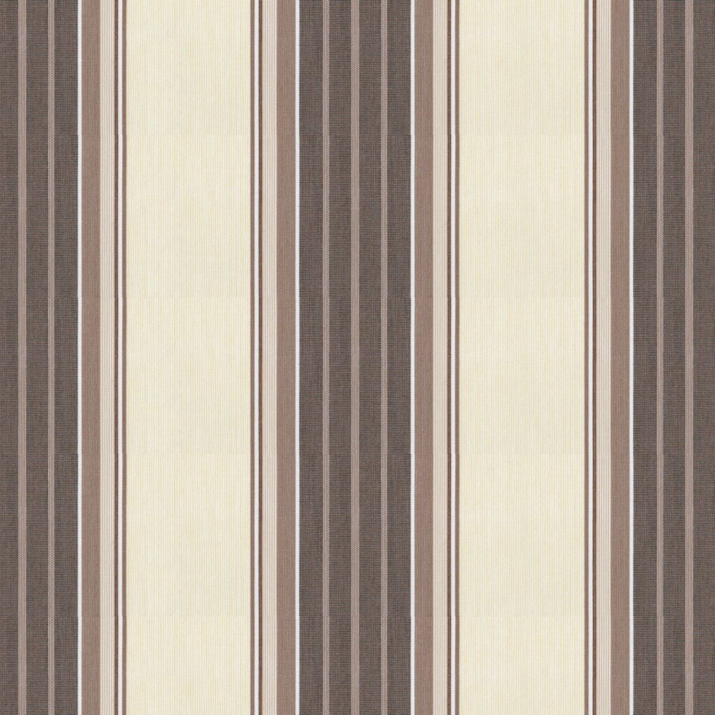 00458 – Docril Stripes Fancy Ivory Brown – Citel Performance Fabrics