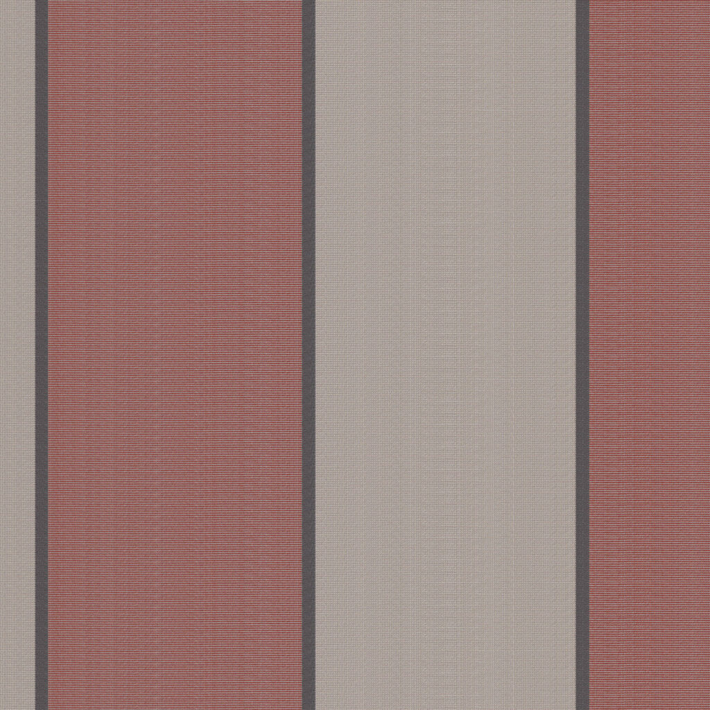00647 – Docril Stripes Elegant Red Stone – Citel Performance Fabrics