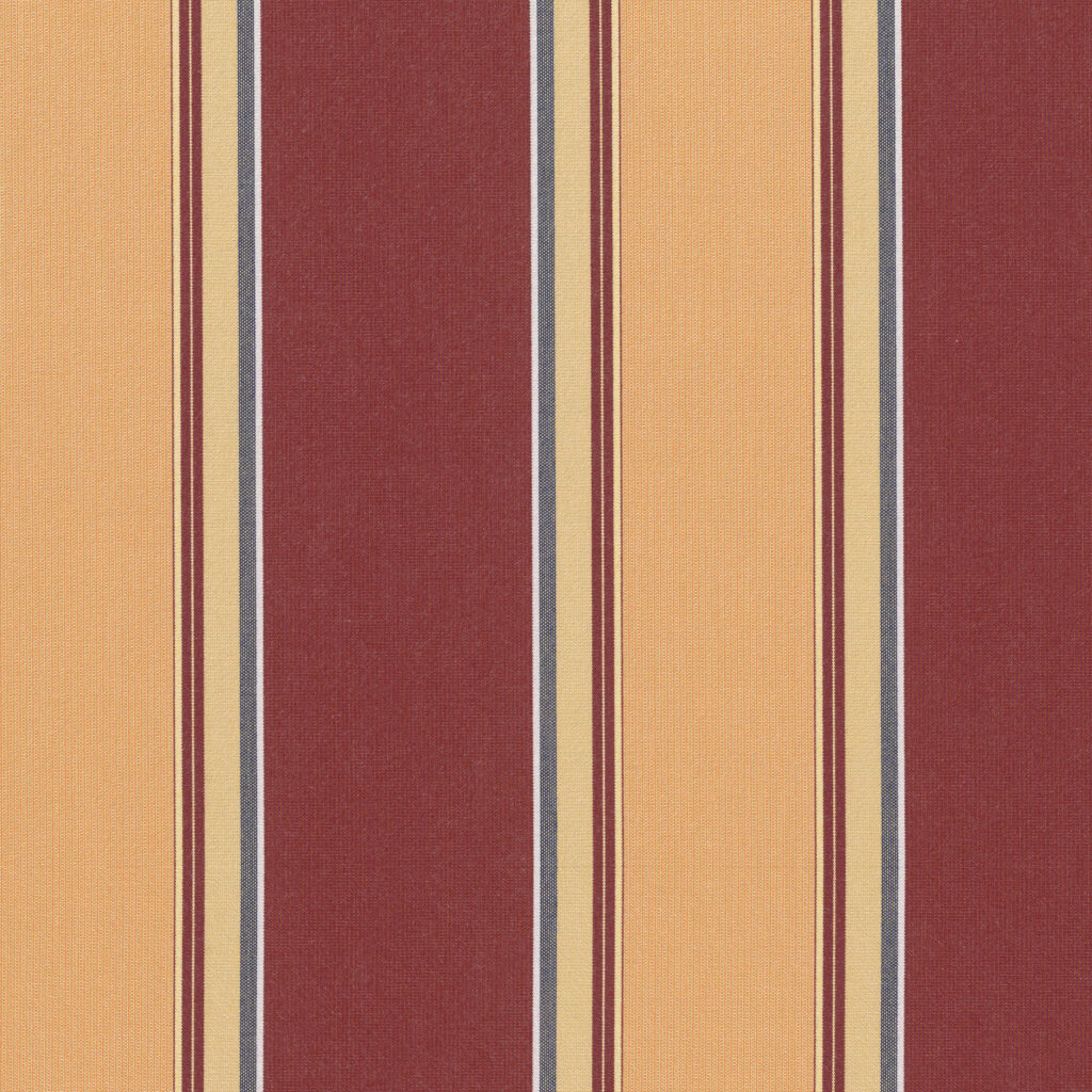 00448 – Docril Stripes Powerful Red Pumpkin – Citel Performance Fabrics