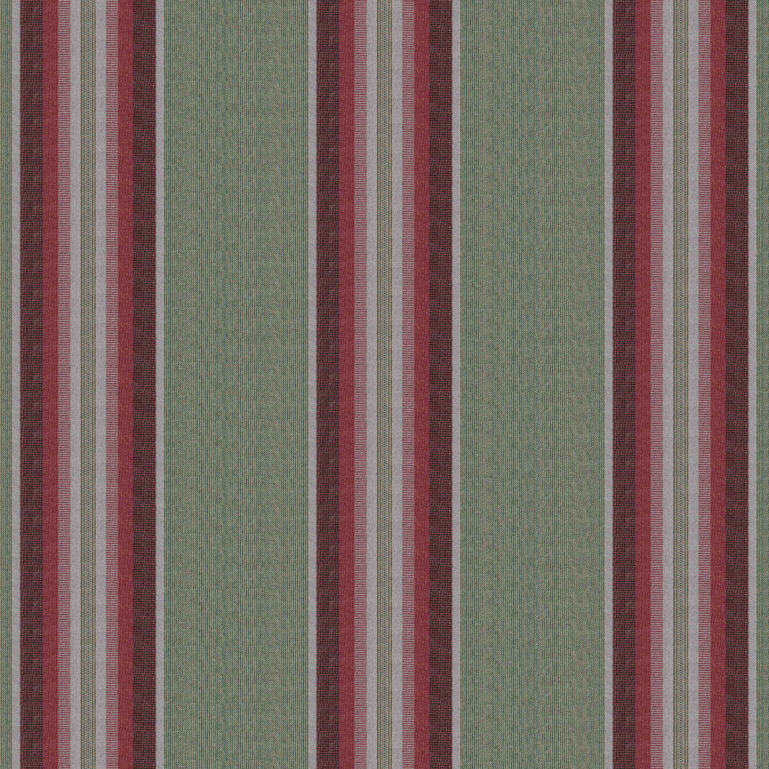 00399 – Docril Stripes Fancy Red Green – Citel Performance Fabrics