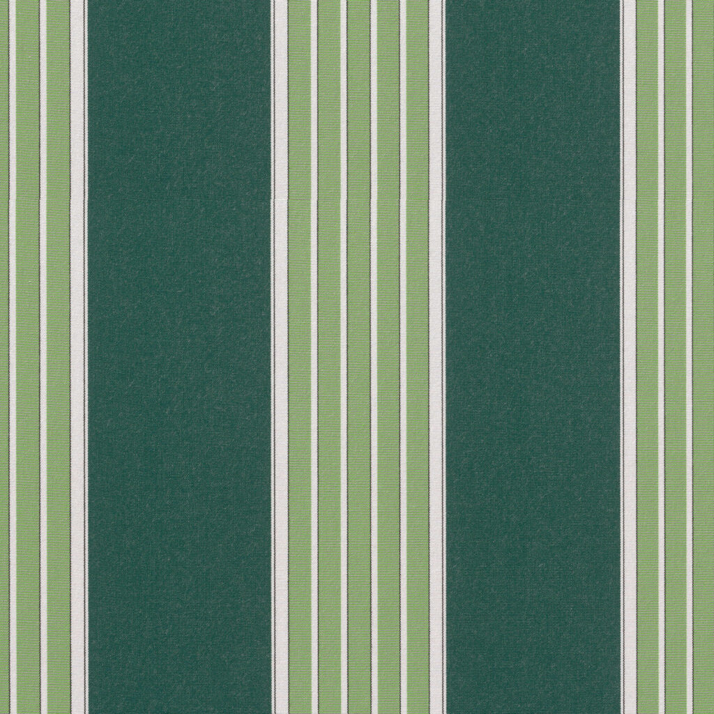 00373 – Docril Stripes Geommetric Forest Green – Citel Performance Fabrics